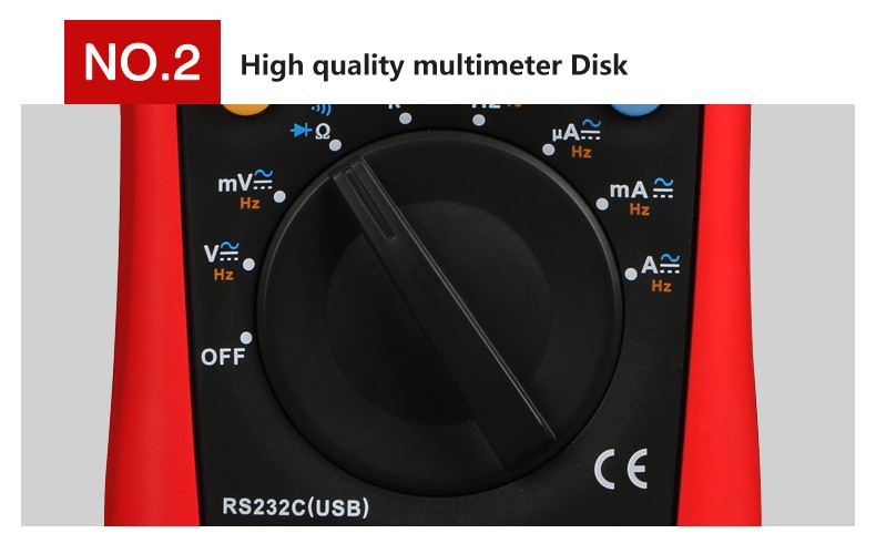 UNI-T UT61E High Reliability Digital Multimeter Meter PC Connect AC DC ...
